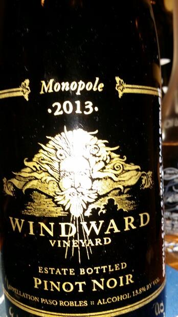 2013 Windward Vineyard Pinot Noir Monopole, USA, California, Central ...