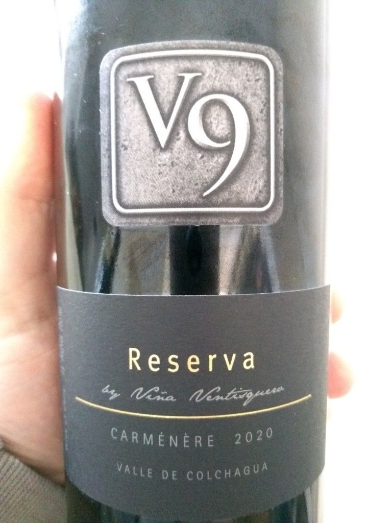 2021 Ventisquero Carménère V9 Reserva, Chile, Rapel Valley, Colchagua Valley - CellarTracker