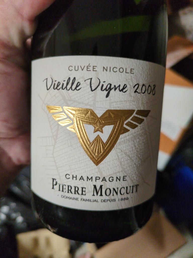 2008 Pierre Moncuit Champagne Grand Cru Cuvée Nicole Moncuit Vieille ...