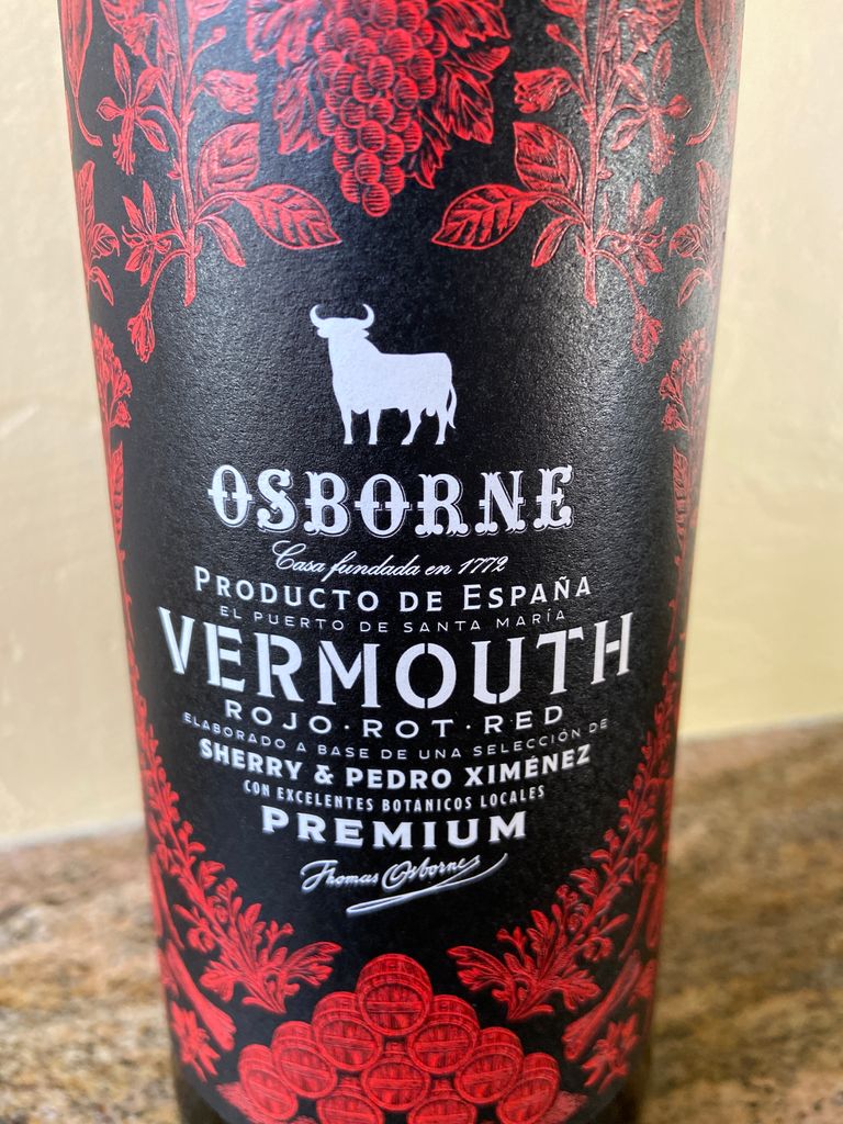 NV Osborne Jerez-Xérès-Sherry Vermouth Premium, Spain, Andalucía, Jerez ...