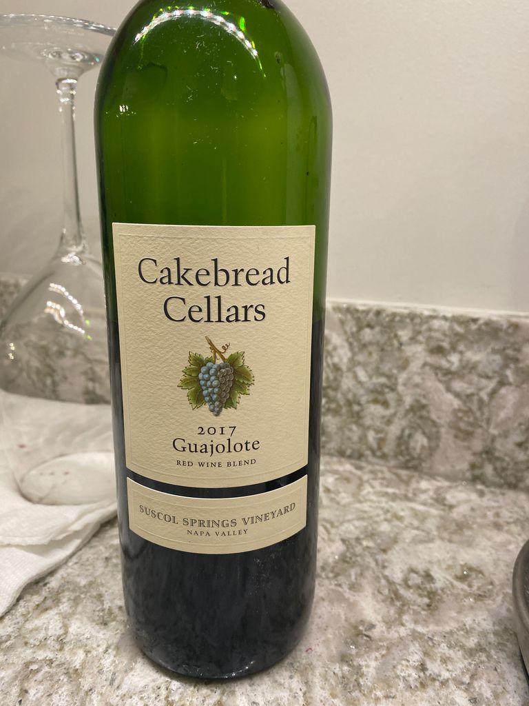 2017 Cakebread Cellars Guajolote Suscol Springs Vineyard, USA ...
