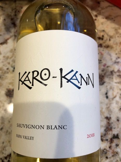 2018 Karo-Kann Sauvignon Blanc Napa Valley, USA, California, Napa ...