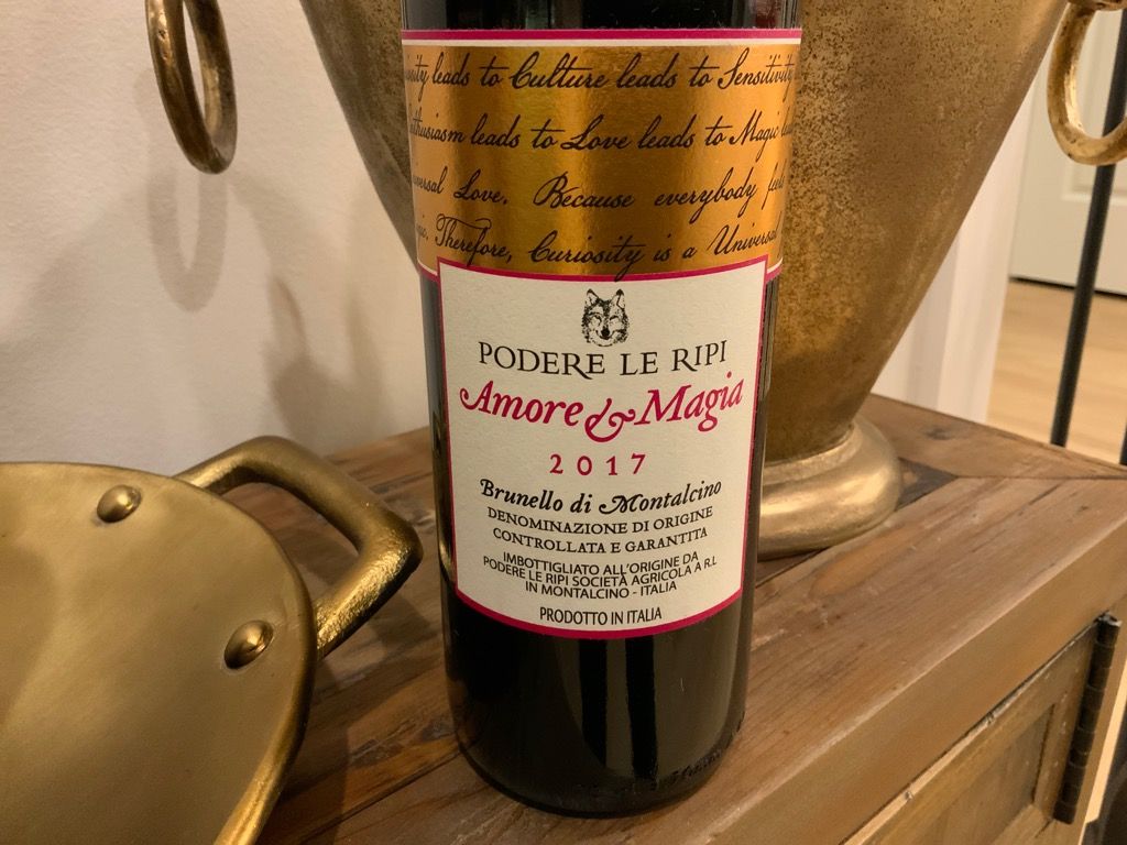 2017 Podere Le Ripi Brunello di Montalcino Amore e Magia, Italy ...