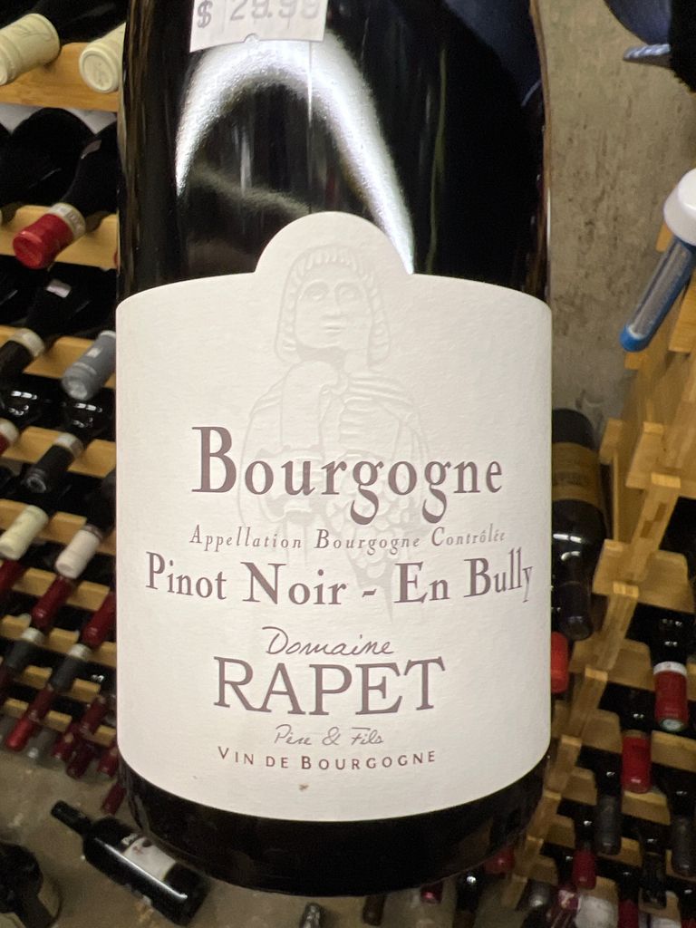 2020 Rapet Père et Fils Bourgogne En Bully, France, Burgundy, Bourgogne ...