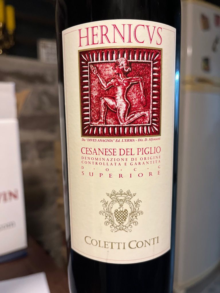 2020 Antonello Coletti Conti Cesanese del Piglio Hernicus, Italy ...