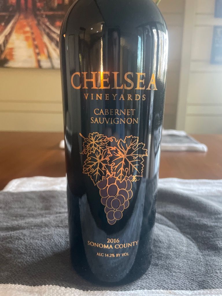 2016 Chelsea Vineyards Cabernet Sauvignon, USA, California, Sonoma ...