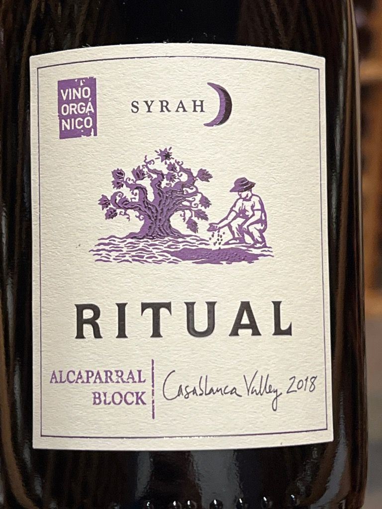 2020 Ritual Syrah Alcaparral Block, Chile, Casablanca Valley ...
