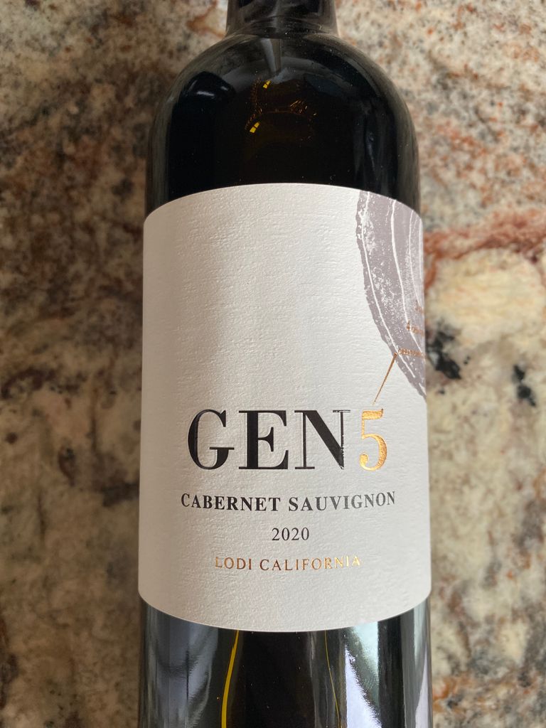 2020 Gen5 Cabernet Sauvignon, USA, California, Central Valley, Lodi ...