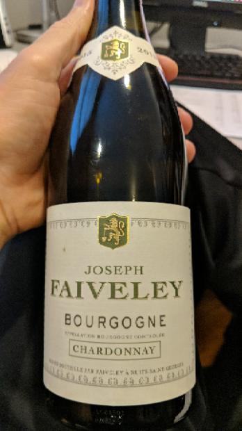 2018 Faiveley Chardonnay Bourgogne Blanc Joseph Faiveley, France ...