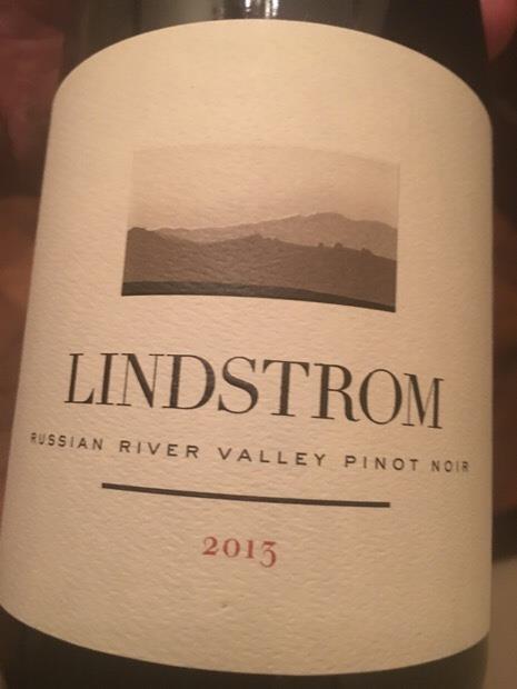 2013 Lindstrom Wines Pinot Noir Russian River Valley, USA, California ...