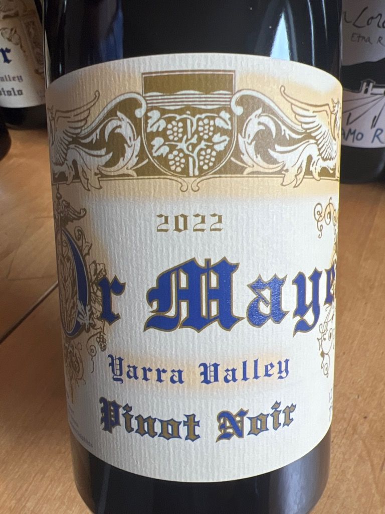 2022 Mayer Pinot Noir Dr. Mayer, Australia, Victoria, Port Phillip ...