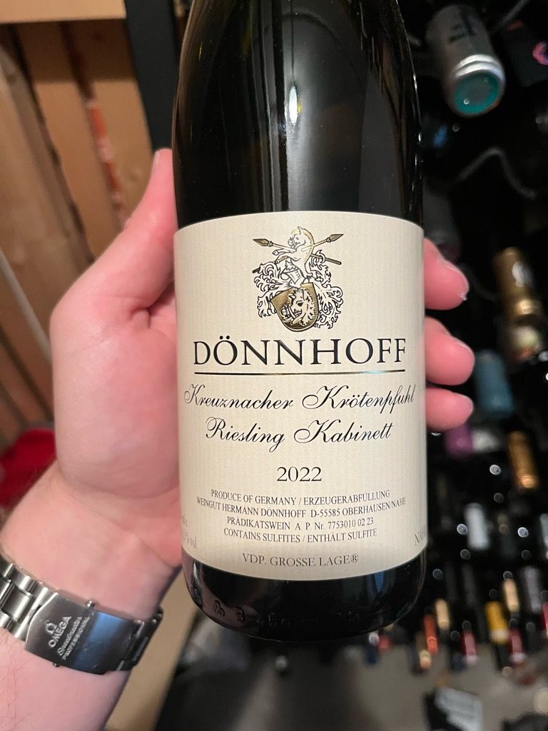 2022 Dönnhoff Kreuznacher Krötenpfuhl Riesling Kabinett, Germany, Nahe - CellarTracker