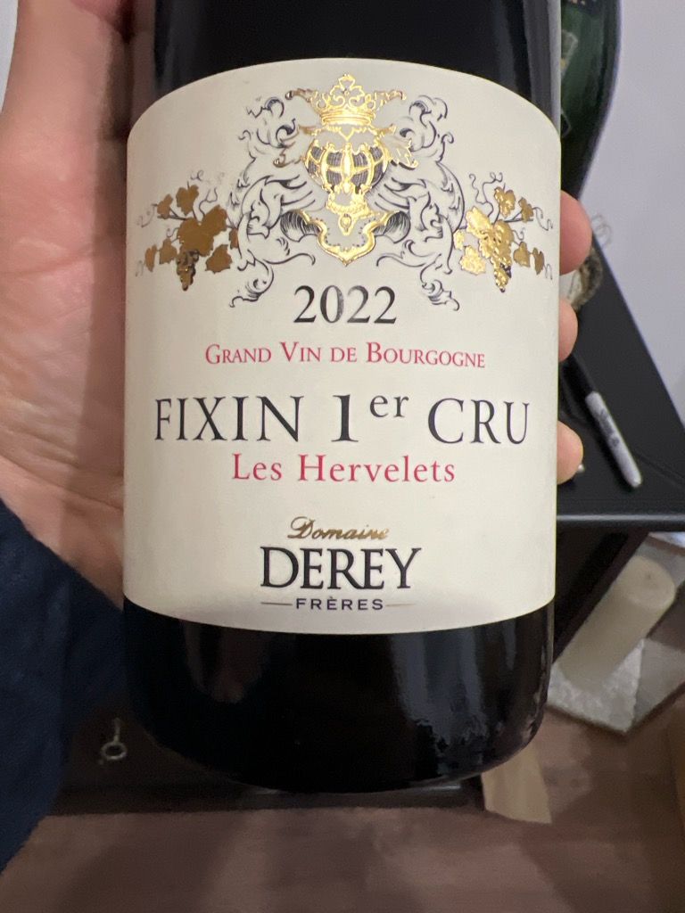 2023 Derey Freres Fixin 1er Cru Hervelets, France, Burgundy, Côte de ...