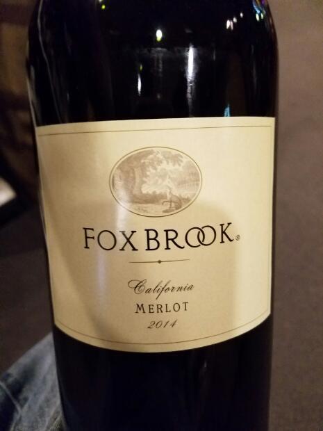 2014 Fox Brook Winery Merlot, USA, California - CellarTracker