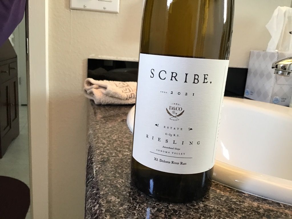2021 Scribe Riesling Pétillant Naturel Arrowhead Slope, USA, California ...