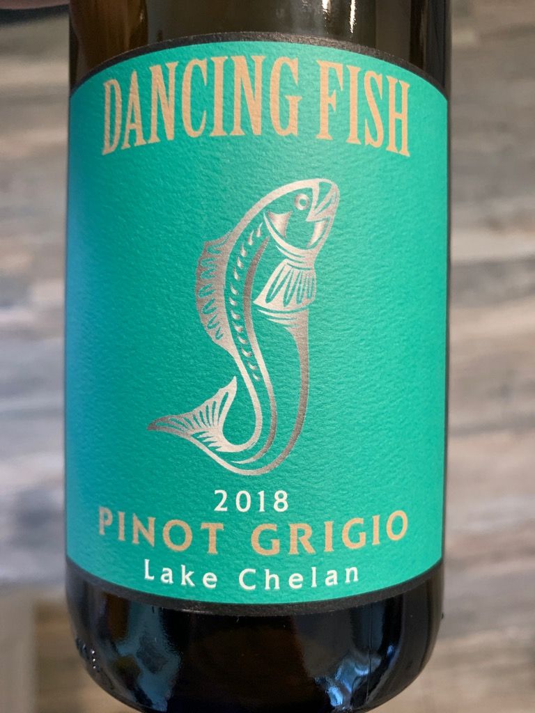 2018 Dancing Fish Vineyards Pinot Grigio, USA, Washington, Columbia ...