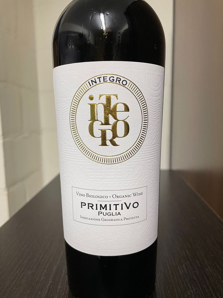 2023 Integro Primitivo Vino Biologico - Organic wine Puglia IGT, Italy ...