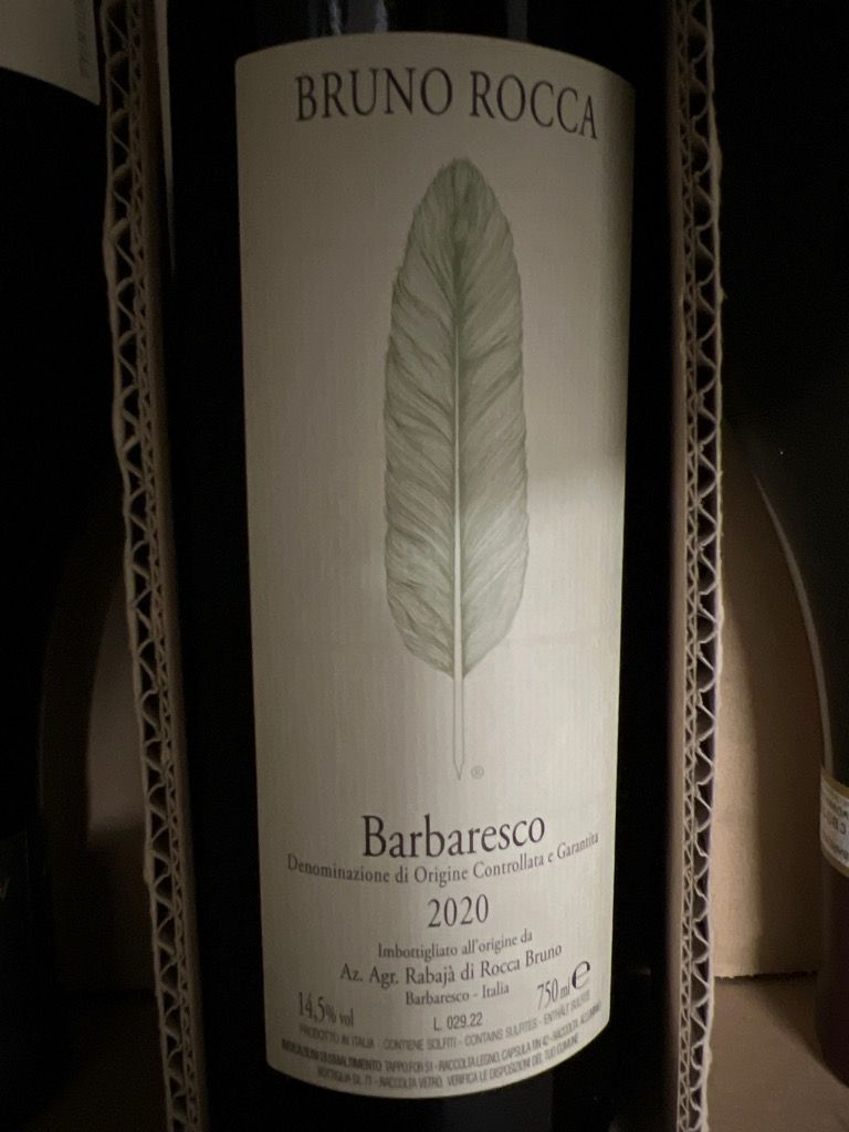 2020 Bruno Rocca Barbaresco, Italy, Piedmont, Langhe, Barbaresco ...