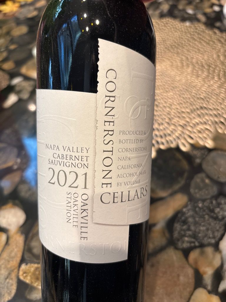 2021 Cornerstone Cellars Cabernet Sauvignon Oakville Station, USA ...