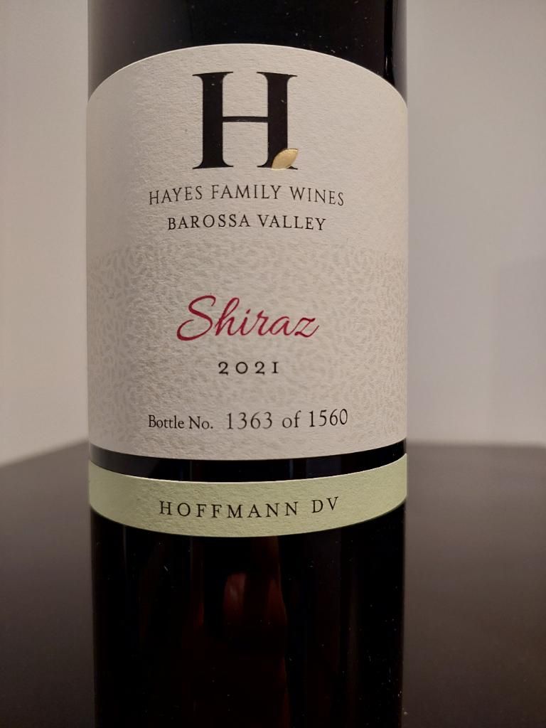 2022 Hayes Family Wines Shiraz Hoffmann DV, Australia, South Australia ...