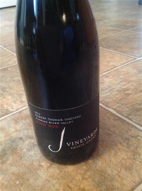 2009 J Vineyards & Winery Pinot Noir Robert Thomas Russian River Valley ...