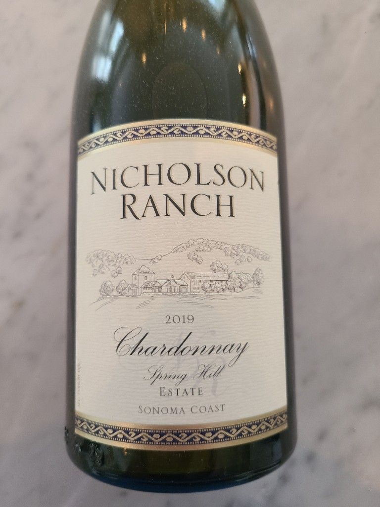 2019 Nicholson Ranch Chardonnay Spring Hill, USA, California, Sonoma ...