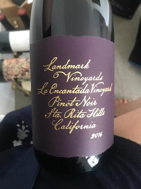 2016 Landmark Pinot Noir La Encantada Vineyard, USA, California ...