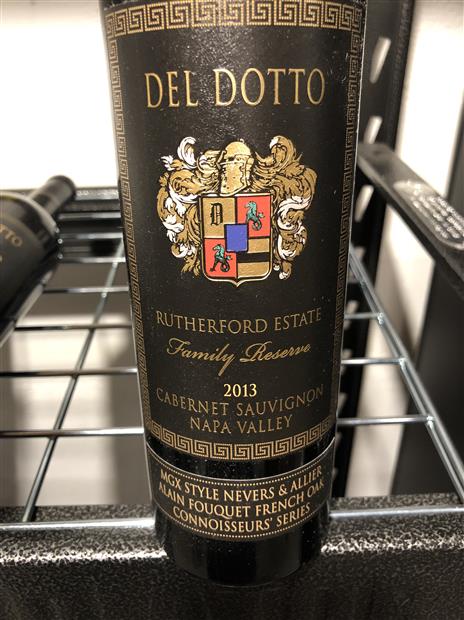 2013 Del Dotto Cabernet Sauvignon Margaux Fouquet Rutherford Estate ...