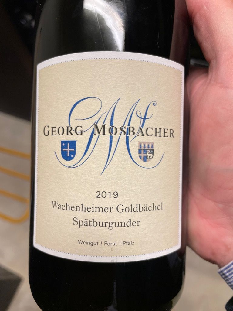 2018 Georg Mosbacher Wachenheimer Goldbächel Spätburgunder, Germany ...