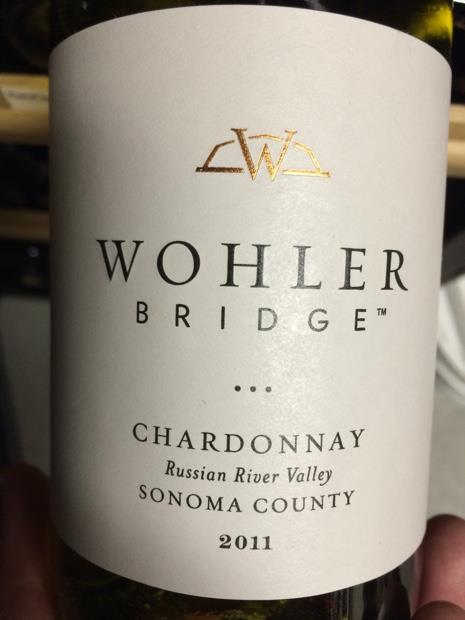 2011 Wohler Bridge Chardonnay, USA, California, Sonoma County, Russian ...