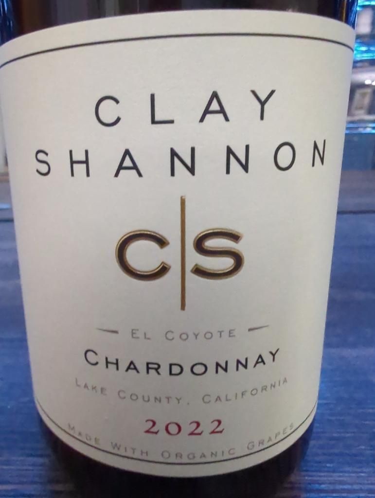 2022 Clay Shannon Chardonnay El Coyote, USA, California, North Coast ...