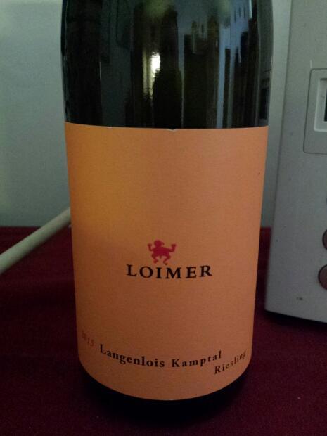 2015 Loimer Riesling, Austria, Niederösterreich, Kamptal - CellarTracker