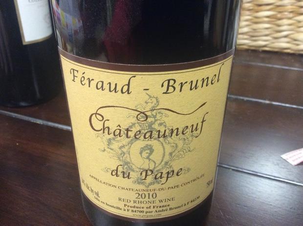 2010 Féraud-Brunel Châteauneuf-du-Pape, France, Rhône, Southern Rhône ...