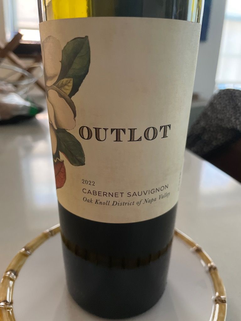 2022 Outlot Cabernet Sauvignon Oak Knoll District, USA, California ...