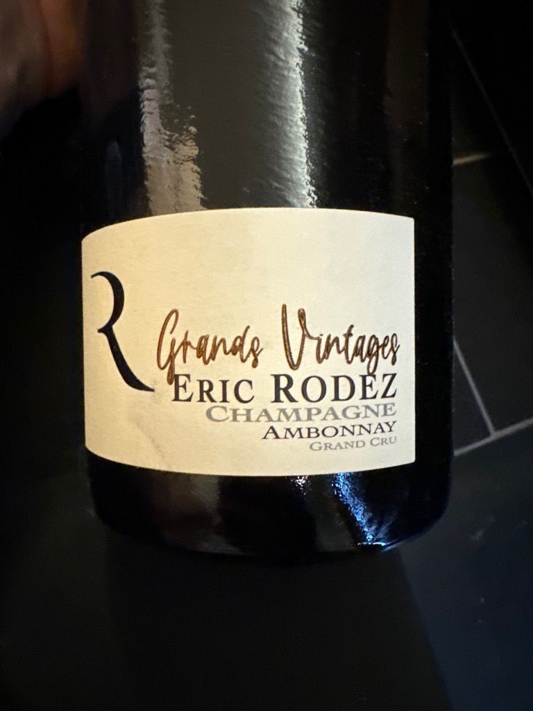 2023 Eric Rodez Champagne Grand Cru Cuvée des Grands Vintages, France ...