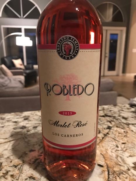 2015 Robledo Family Winery Merlot Rosé, USA, California, Sonoma County ...