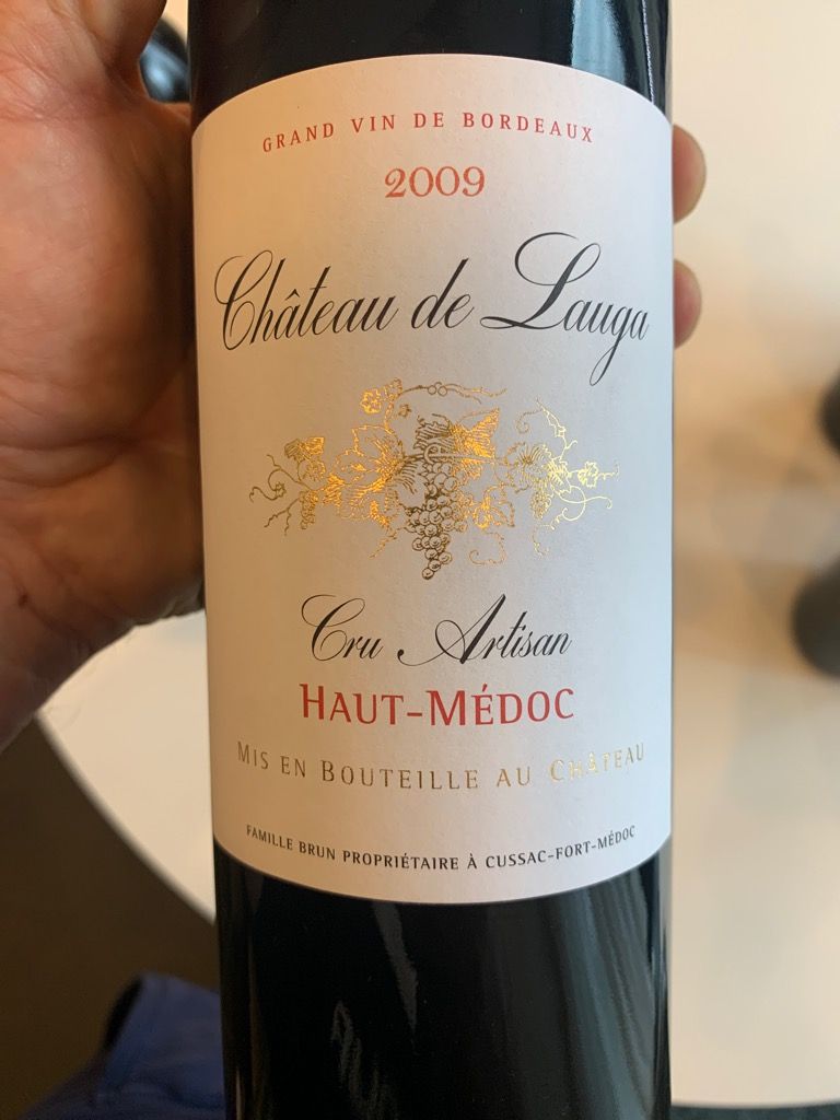 2009 Château de Lauga, France, Bordeaux, Médoc, Haut-Médoc - CellarTracker