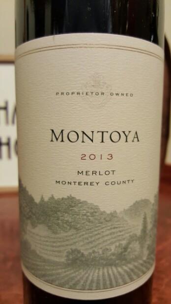 2014 Montoya Vineyards Merlot, USA, California, Central Coast, Monterey ...