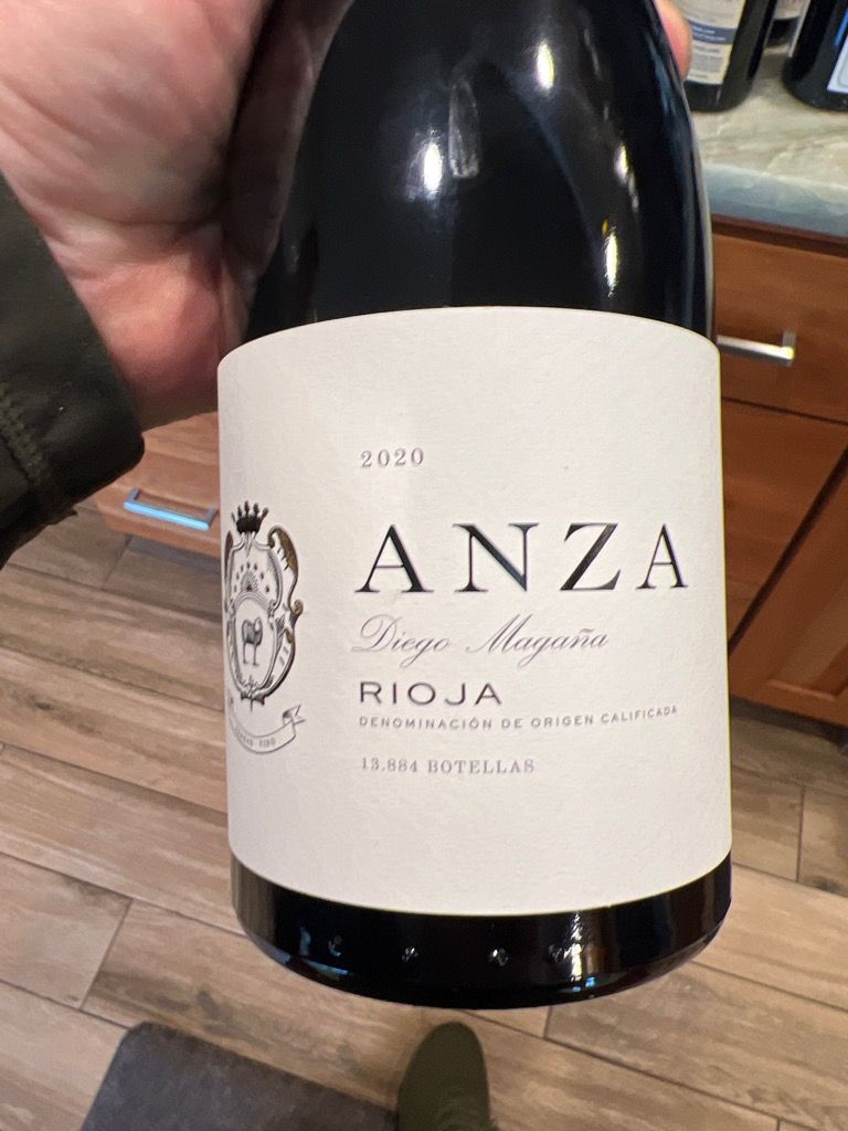 2020 Diego Magaña Rioja Anza, Spain, La Rioja, Rioja - CellarTracker