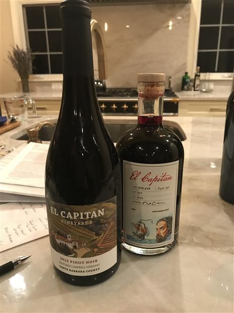 2015 Crawford Family Wines Mark and Staci Campbell El Capitan Vineyards ...