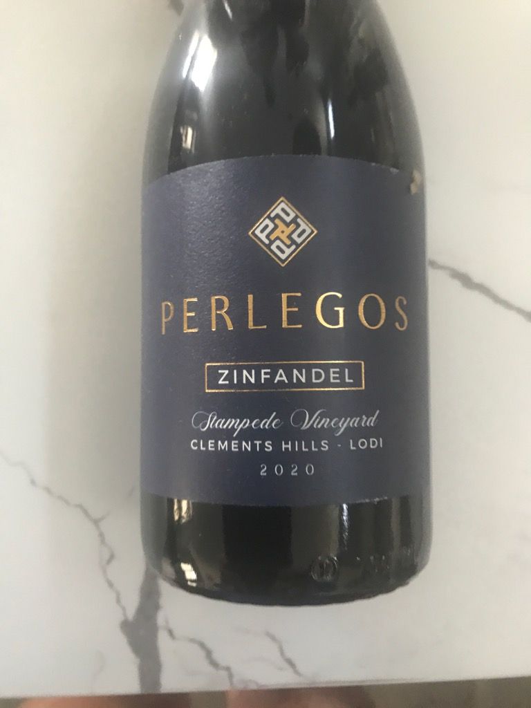 2020 Perlegos Wine Co. Zinfandel Stampede Vineyard, USA, California ...