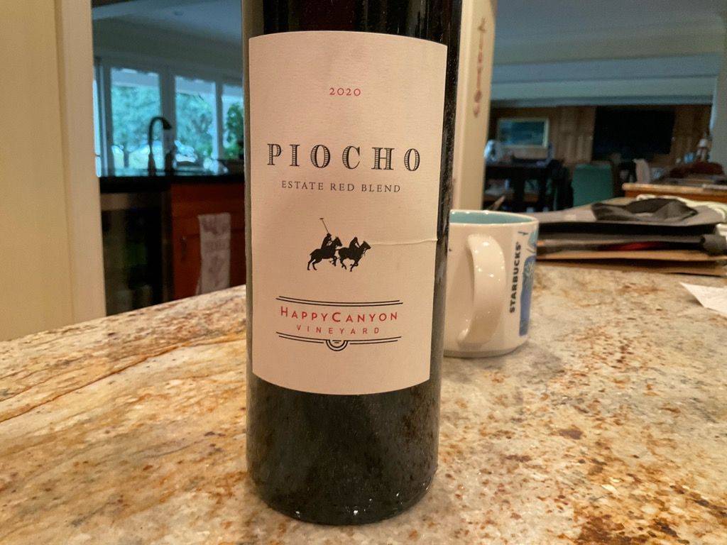 2020 Happy Canyon Vineyard Piocho, USA, California, Central Coast ...