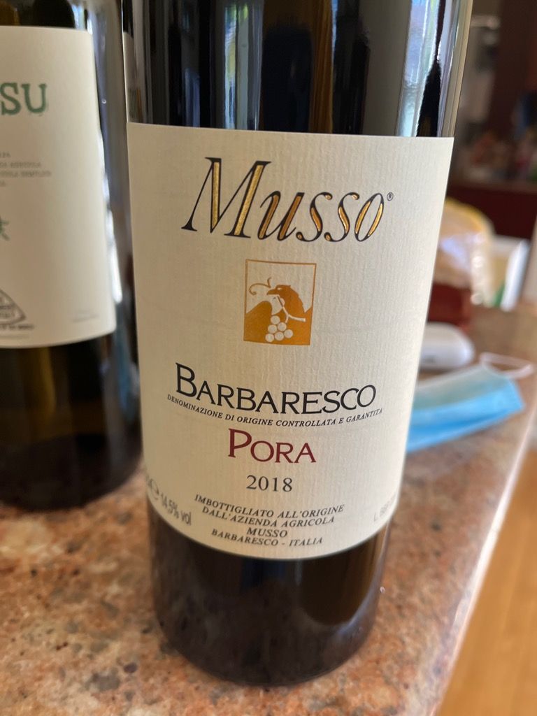 2018 Musso Barbaresco Pora, Italy, Piedmont, Langhe, Barbaresco ...