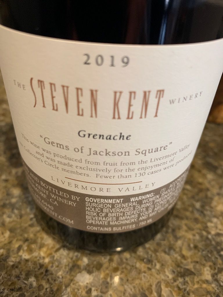 NV Steven Kent Winery Grenache Still Life with Wine, USA, California ...