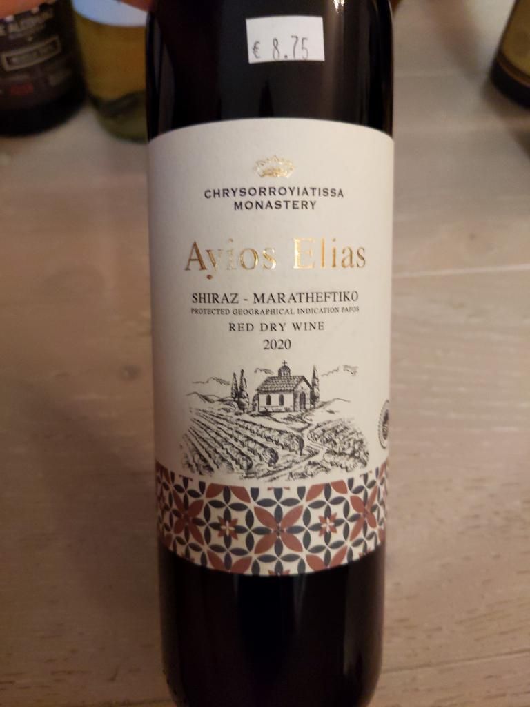 2020 Chrysorroyiatissa Monastery Ayios Elias, Cyprus - CellarTracker