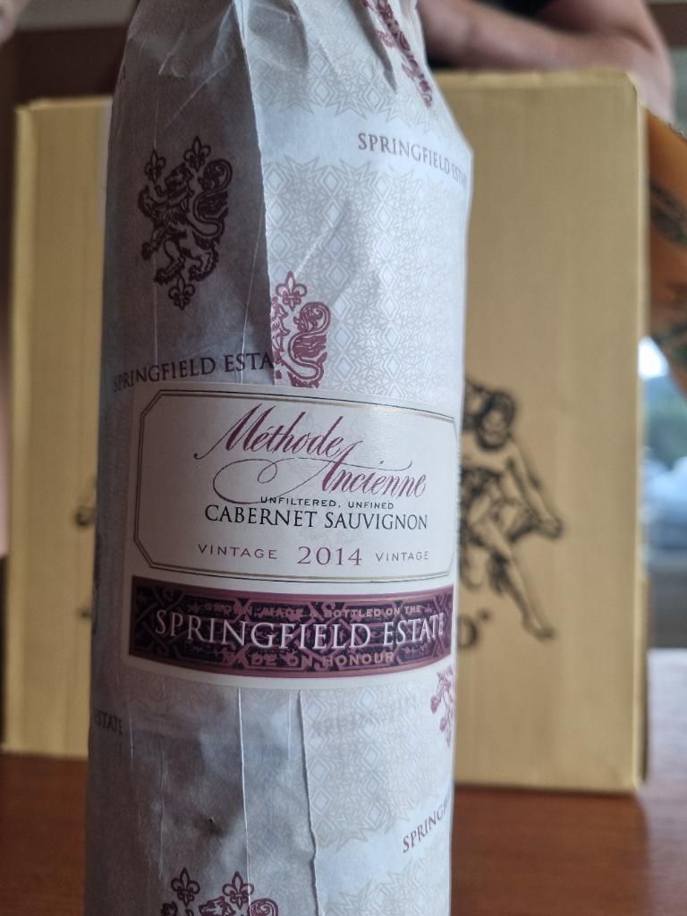 2014 Springfield Estate Cabernet Sauvignon Méthode Ancienne, South ...