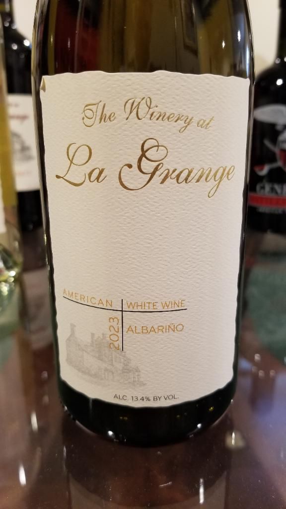2023 The Winery at La Grange Albariño, USA, Virginia, Northern Virginia ...