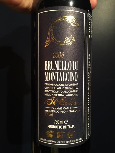 2006 Il Colle Brunello di Montalcino, Italy, Tuscany, Montalcino ...