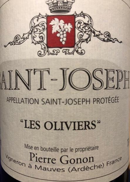 2012 Pierre Gonon St. Joseph Blanc Les Oliviers, France, Rhône ...