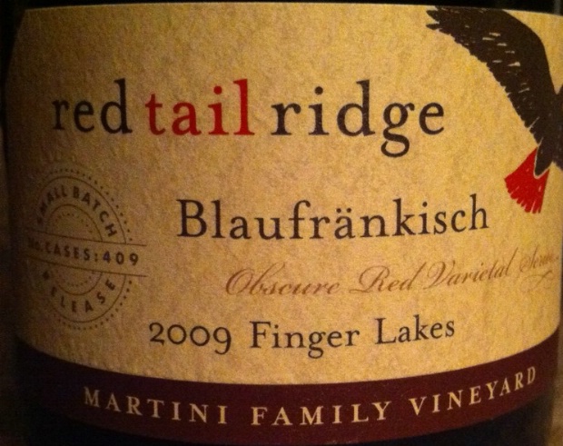 2009 Red Tail Ridge Winery Blaufränkisch, USA, New York, Finger Lakes ...